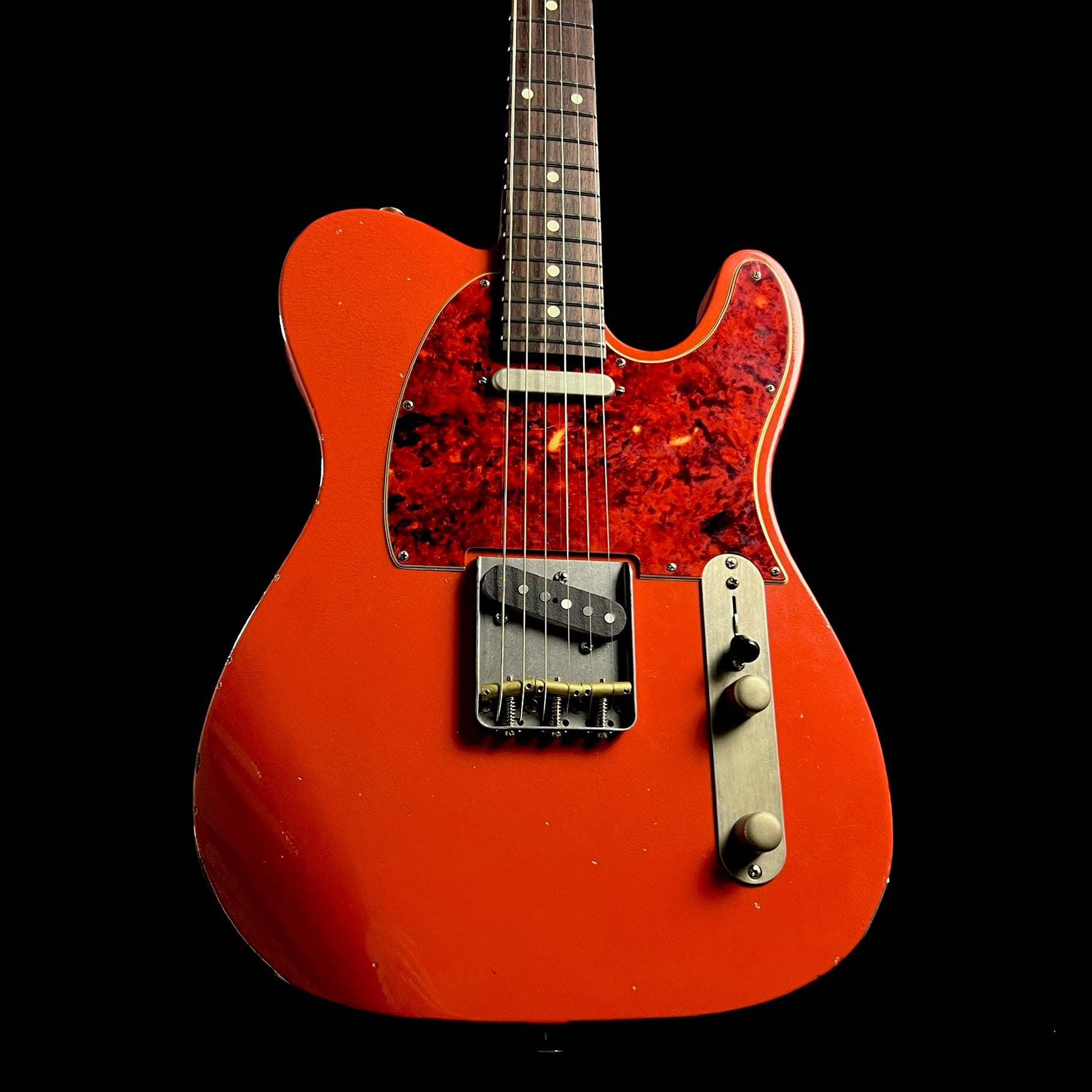 *One-Off* Aged Fiesta Red TX – Mike Lull’s Guitar Works Inc.